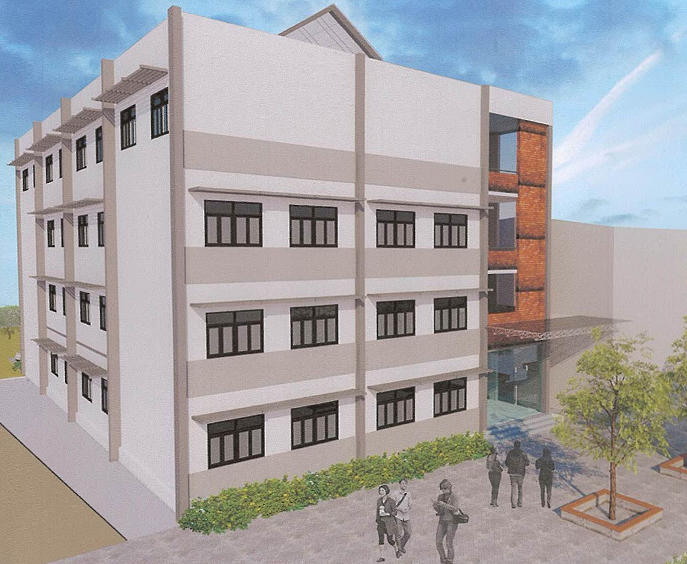 Extension of New West Wing Building : Faculty of Management & Finance ...