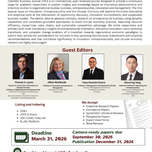 Masters Programme | Faculty of Management & Finance